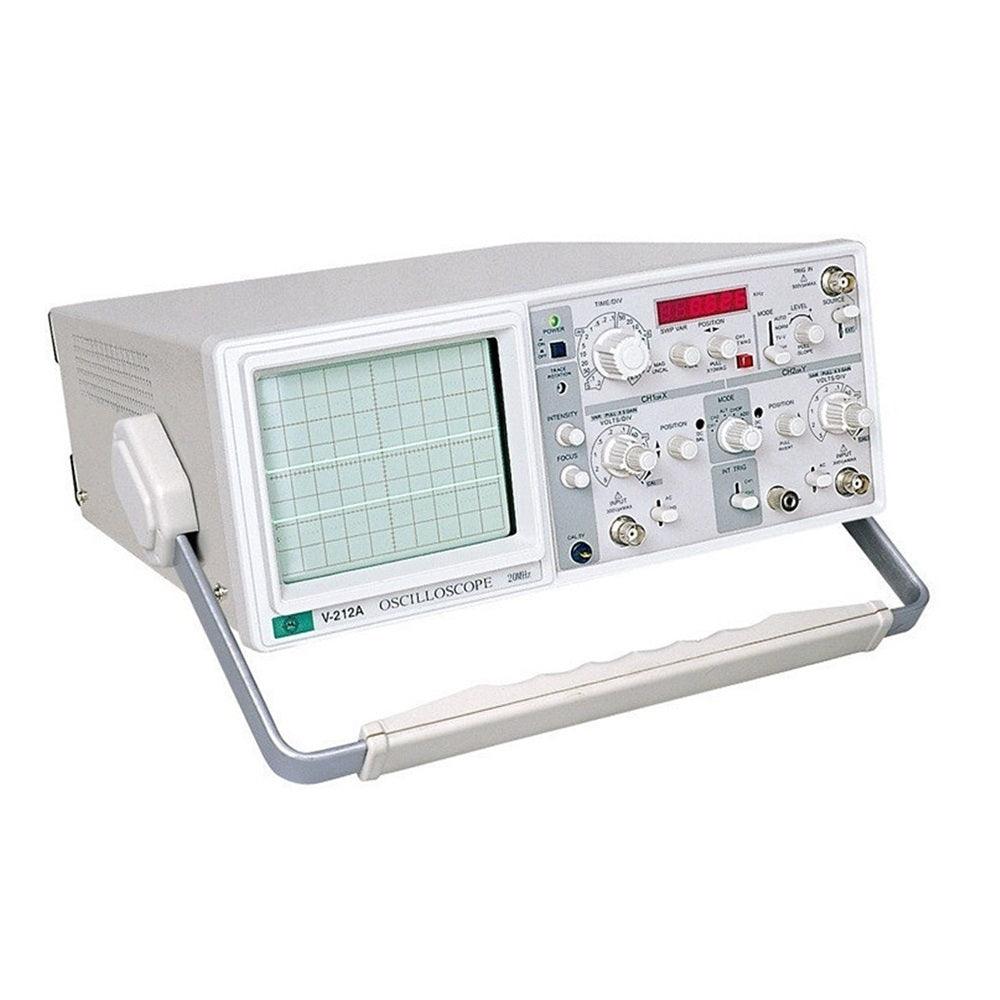 V-212A Analog Oscilloscope 2 Channel 20MHZ with Frequency Display – MCOOH